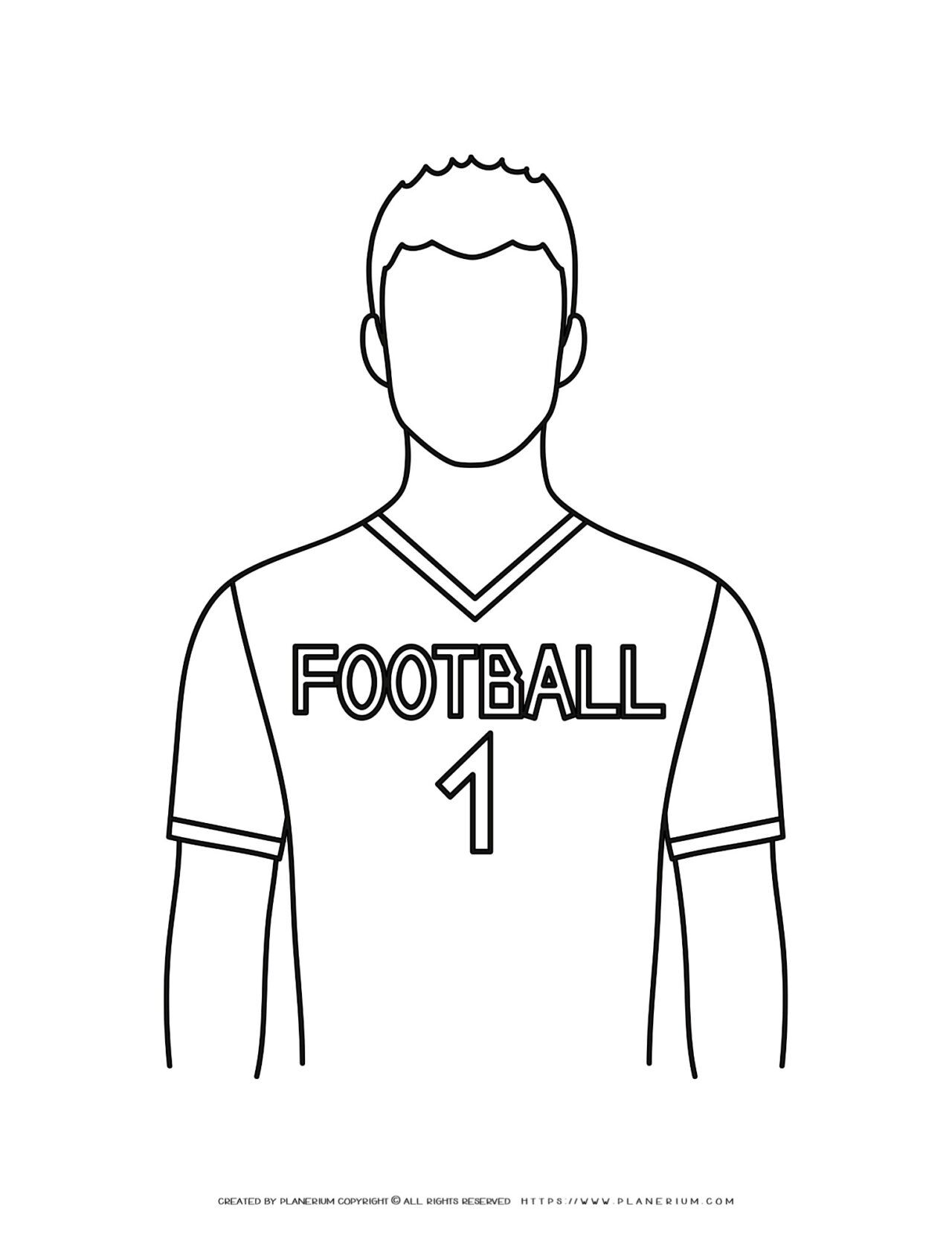 Versatile Male Body Outline Template for Educators