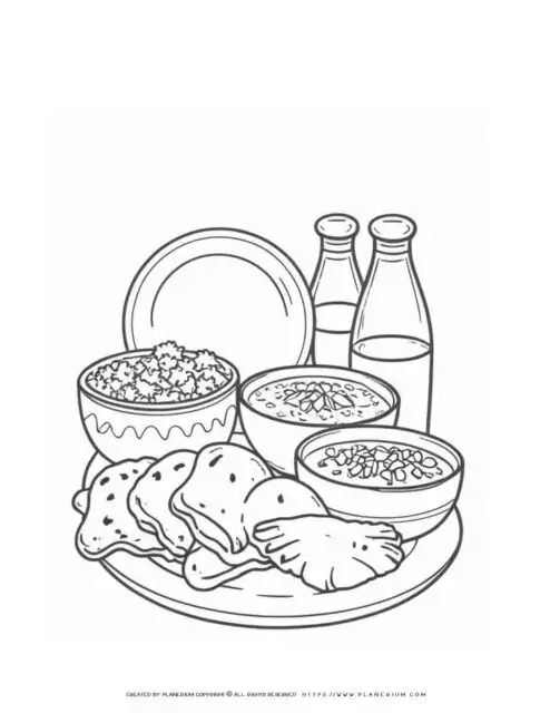 Coloring Pages Food And Drink Bold & Easy Coloring Book Food & Drink
