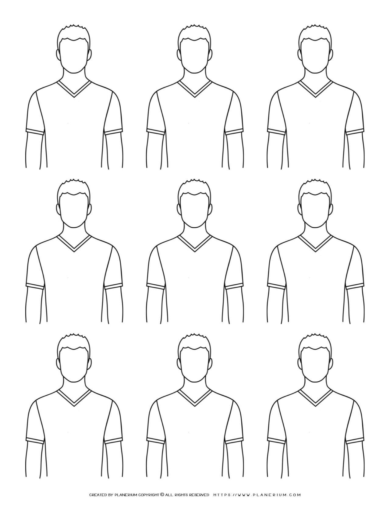 Male Body Outline | Planerium