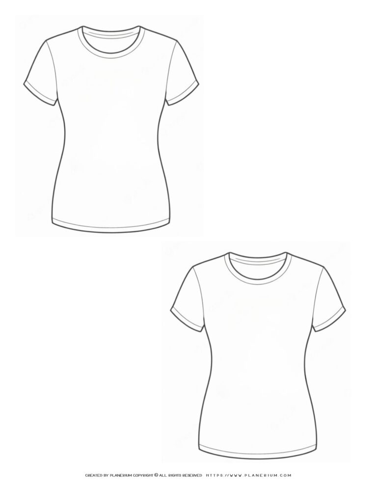 Shirt Template - Twenty Shirts | Planerium