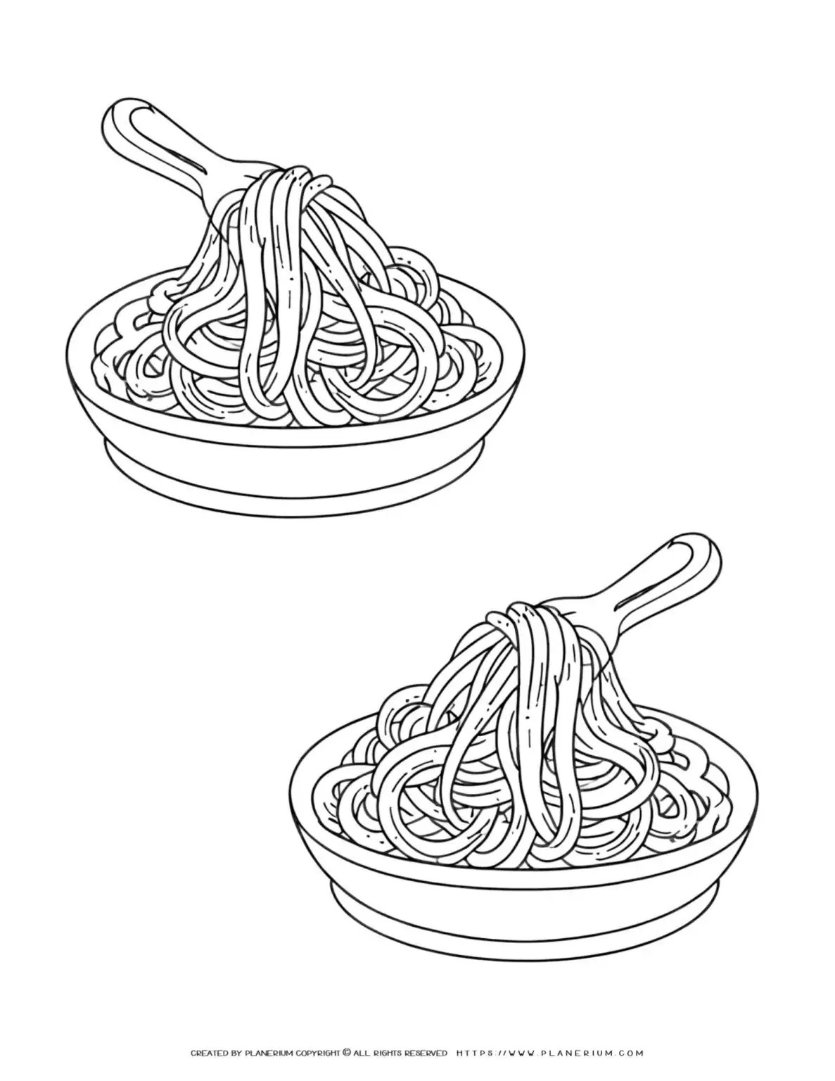 Engage Kids with Italian Culture Using Spaghetti Printable
