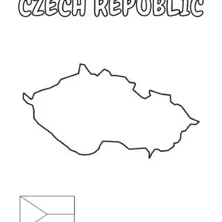 Turkmenistan Map Coloring Page - Fun and Educational Activity