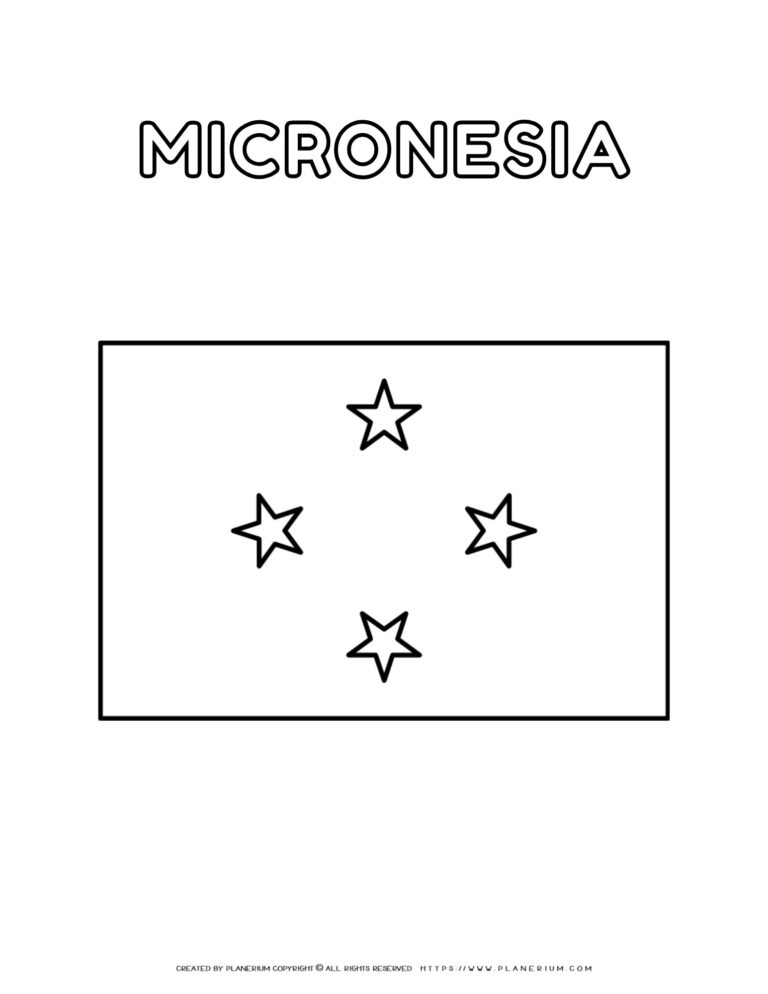 Micronesia Coloring Page - Fun and Educational Activity