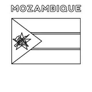 Senegal Flag Coloring Page - Free Printable Template