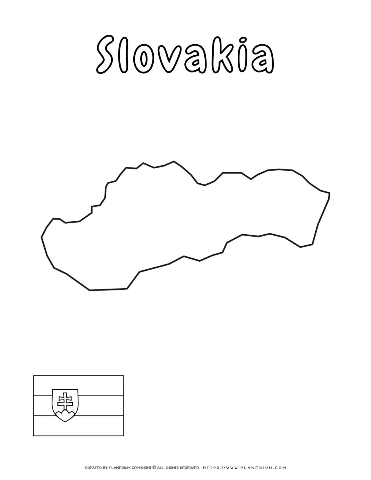 Switzerland Flag Coloring Page - Free Printable