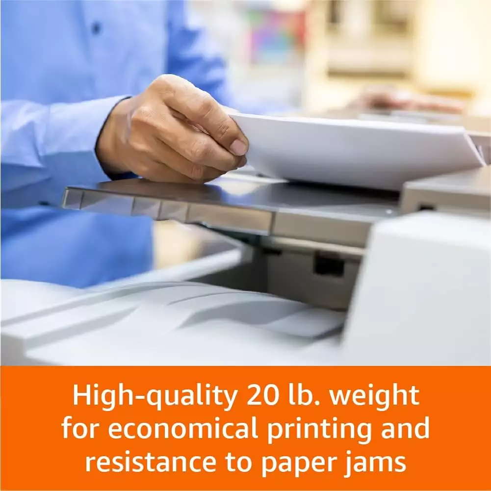 Enhance Prints with Amazon Basics Copy Paper