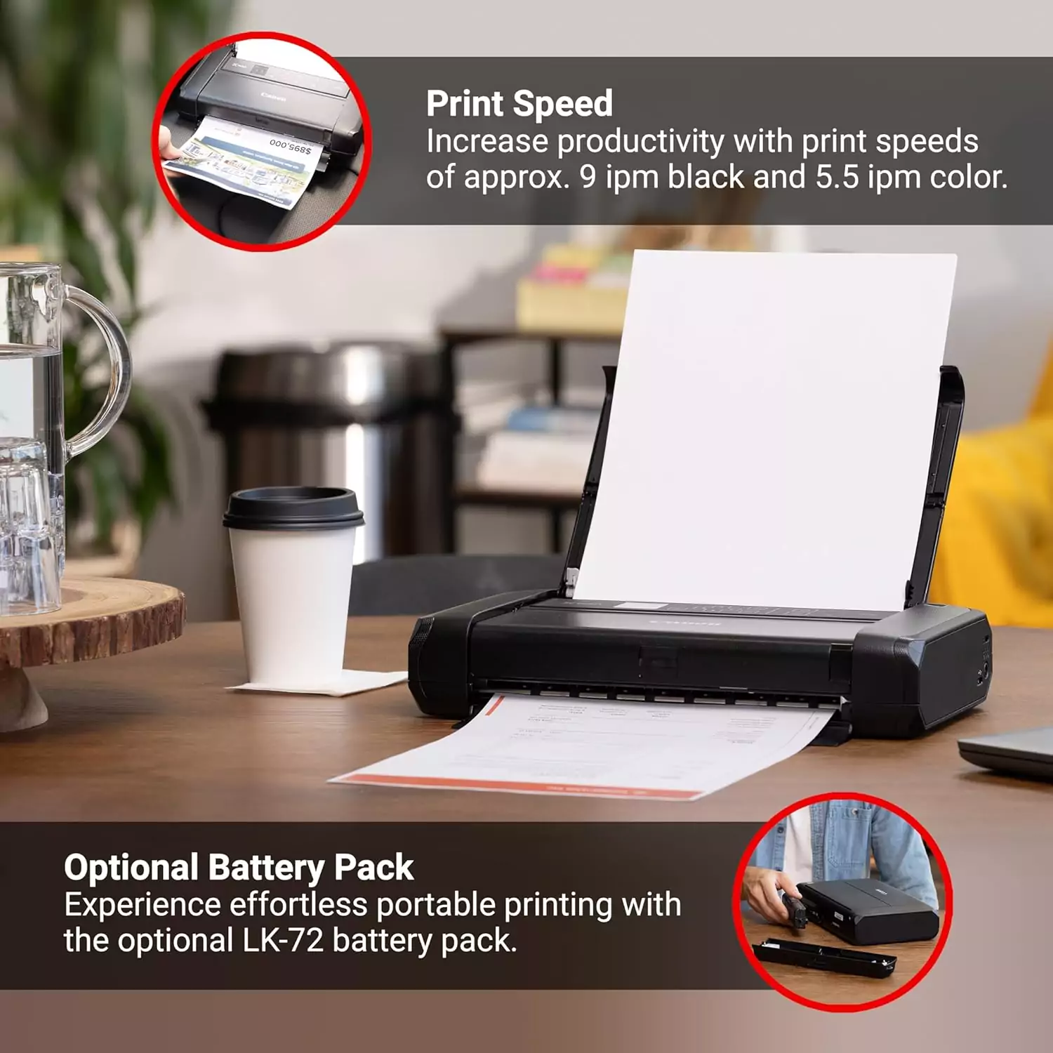 Versatile Canon PIXMA TR150: Ideal for On-the-Go Printing