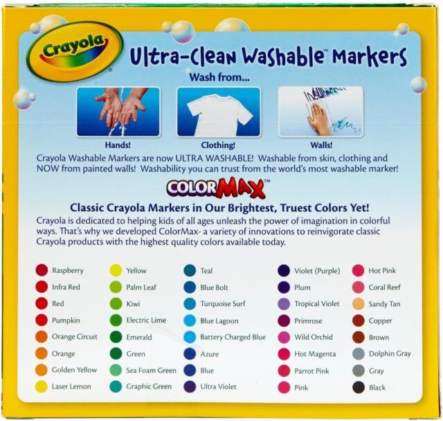 Colorful Learning with Crayola Broad Line Markers
