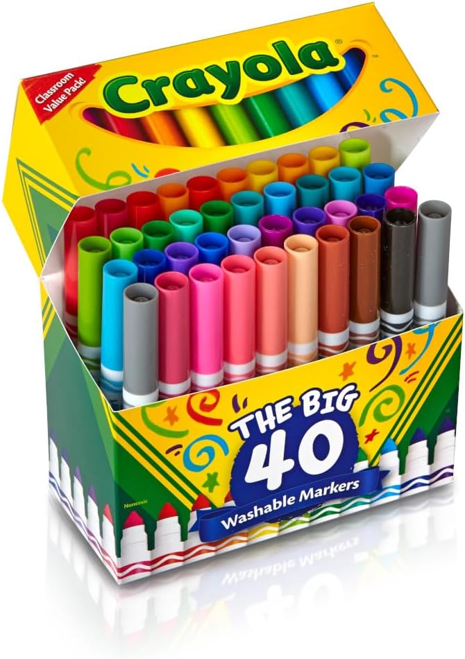 Colorful Learning with Crayola Broad Line Markers