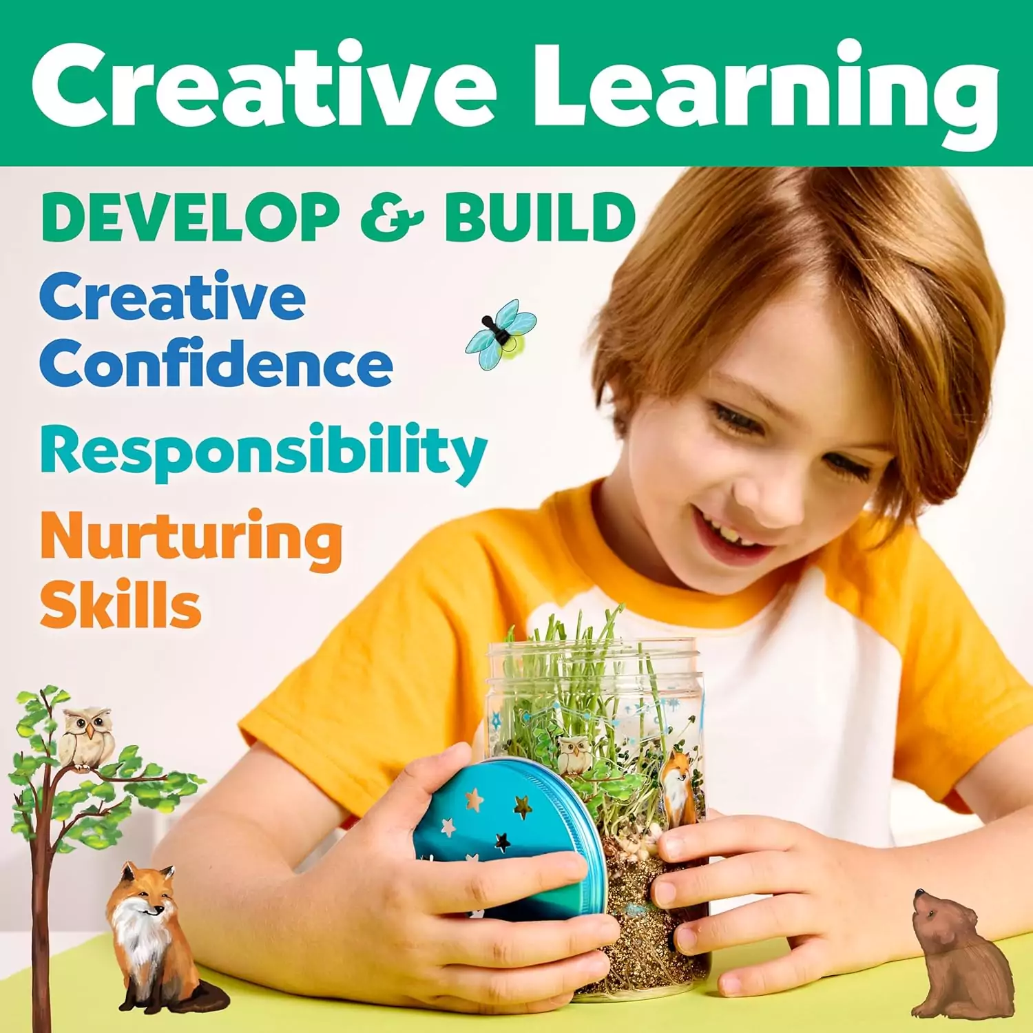 Grow 'N Glow Terrarium: Creative Plant Learning Kit