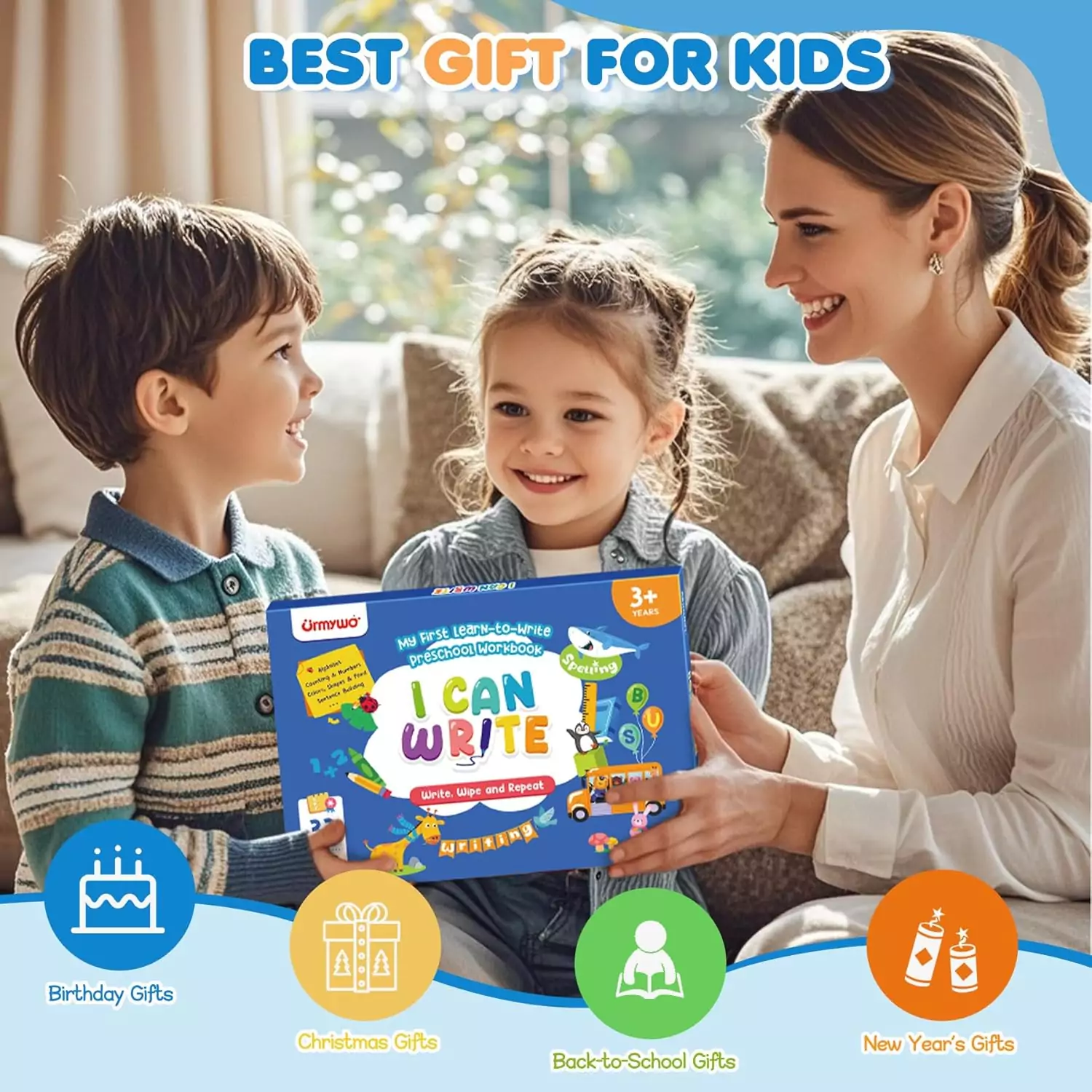 Engage Kids with URMYWO Preschool Workbook: Fun Learning