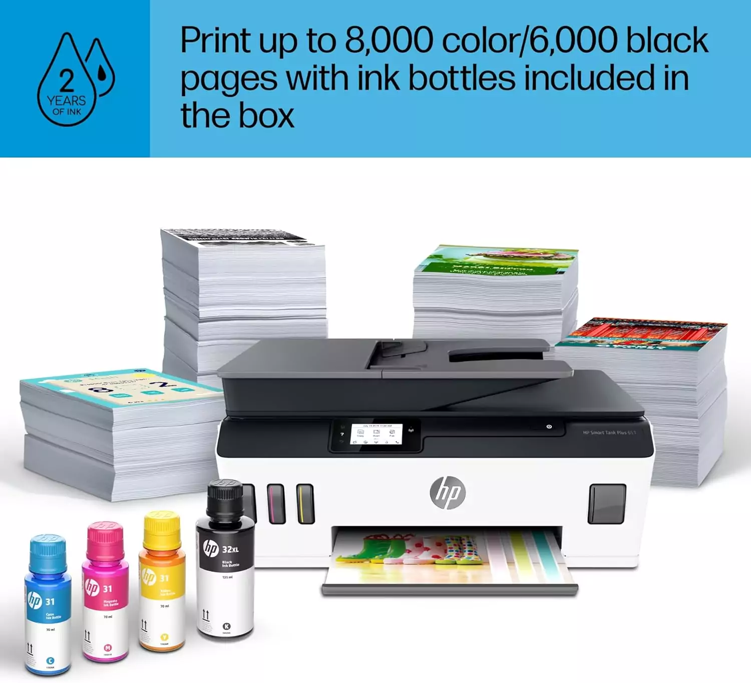 Effortless Printing with HP Smart Tank Plus 651