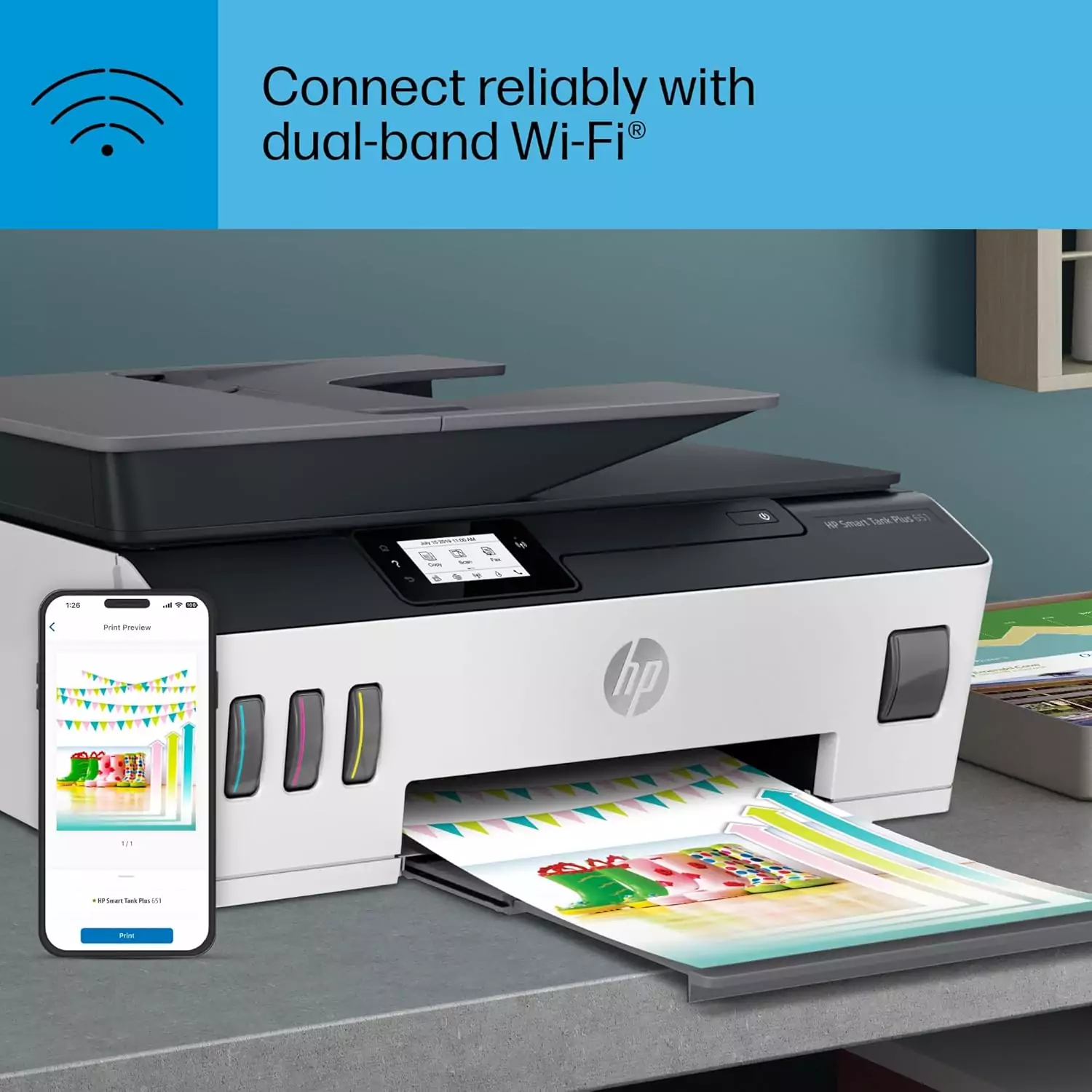 Effortless Printing with HP Smart Tank Plus 651