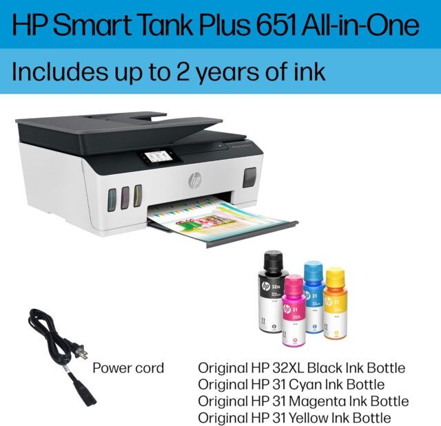 Effortless Printing with HP Smart Tank Plus 651