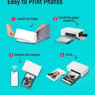 Liene 4x6'' Photo Printer: Portable Printing Perfection