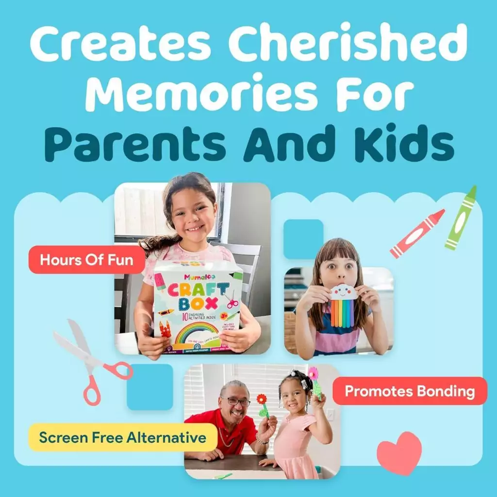 Mumaloo No-Mess Craft Box for Homeschool Kids 4-8