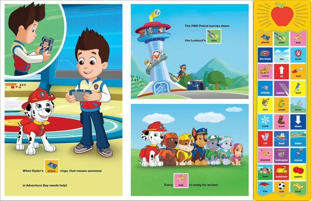 Discover Words with PAW Patrol Pups - Sound Book Fun!