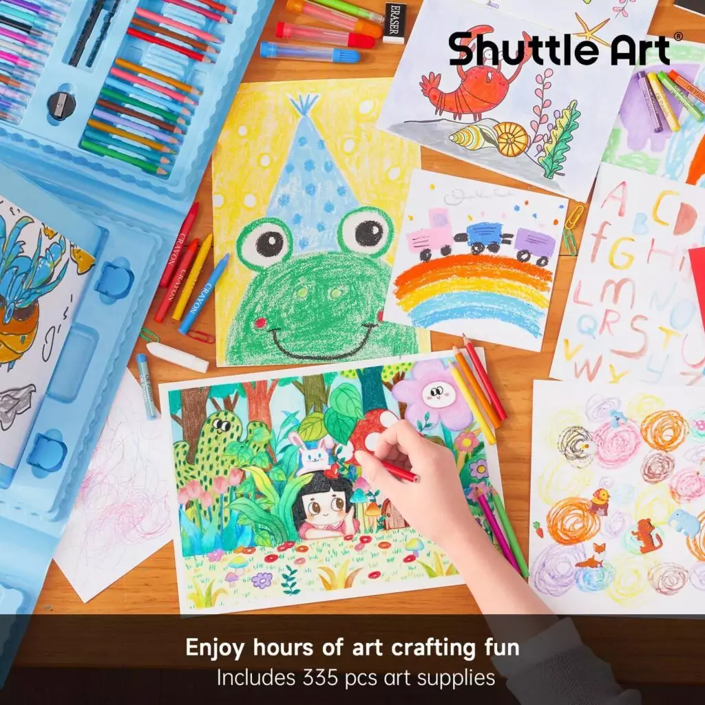 Inspire Creativity with Shuttle Art 335 Kids Art Set