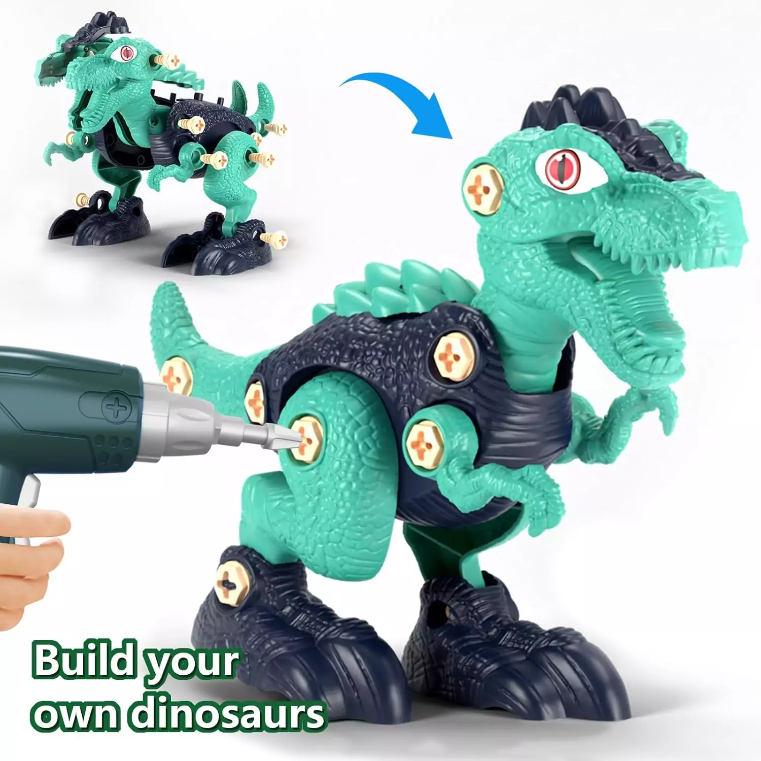 STEM Learning with Jasonwell Dinosaur Building Toys