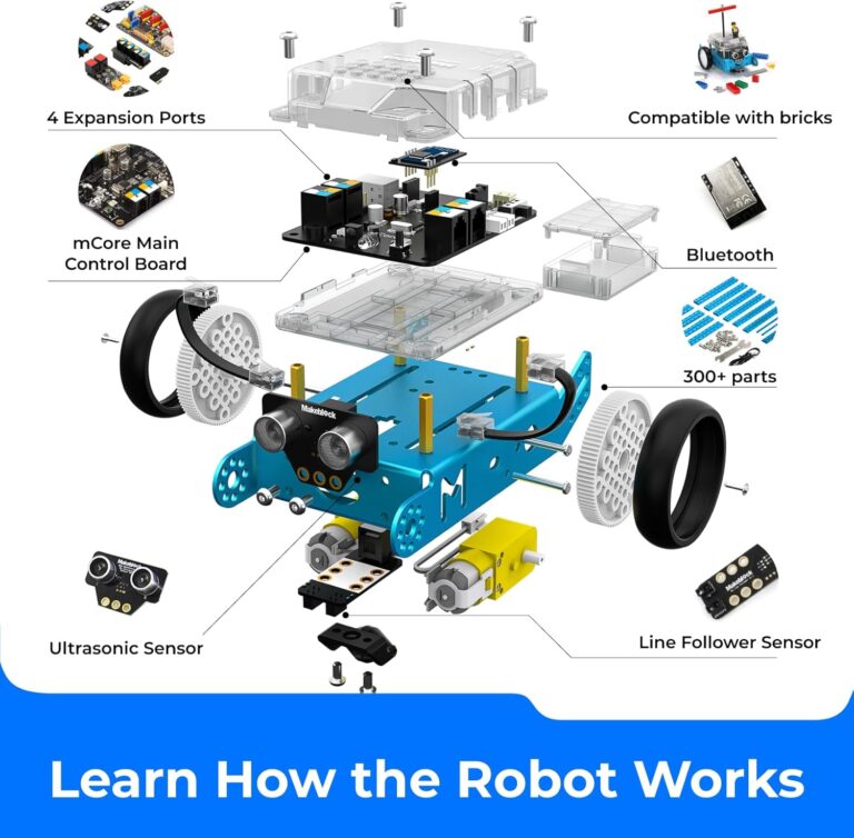Robotics Kit for Kids - Fun STEM Toy Coding Robot for 8-12 Kids