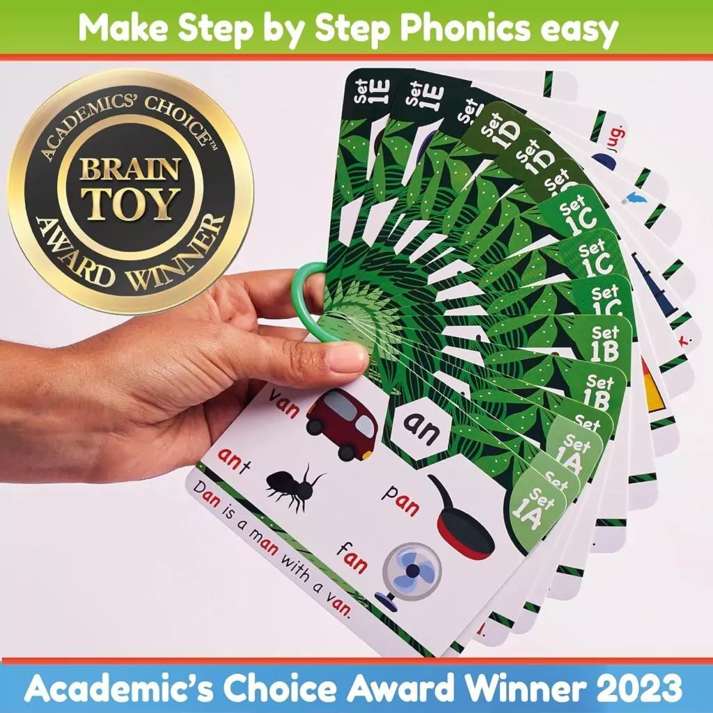 Boost Reading Skills with Engaging Phonics Flash Cards
