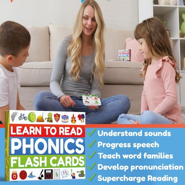 Boost Reading Skills with Engaging Phonics Flash Cards