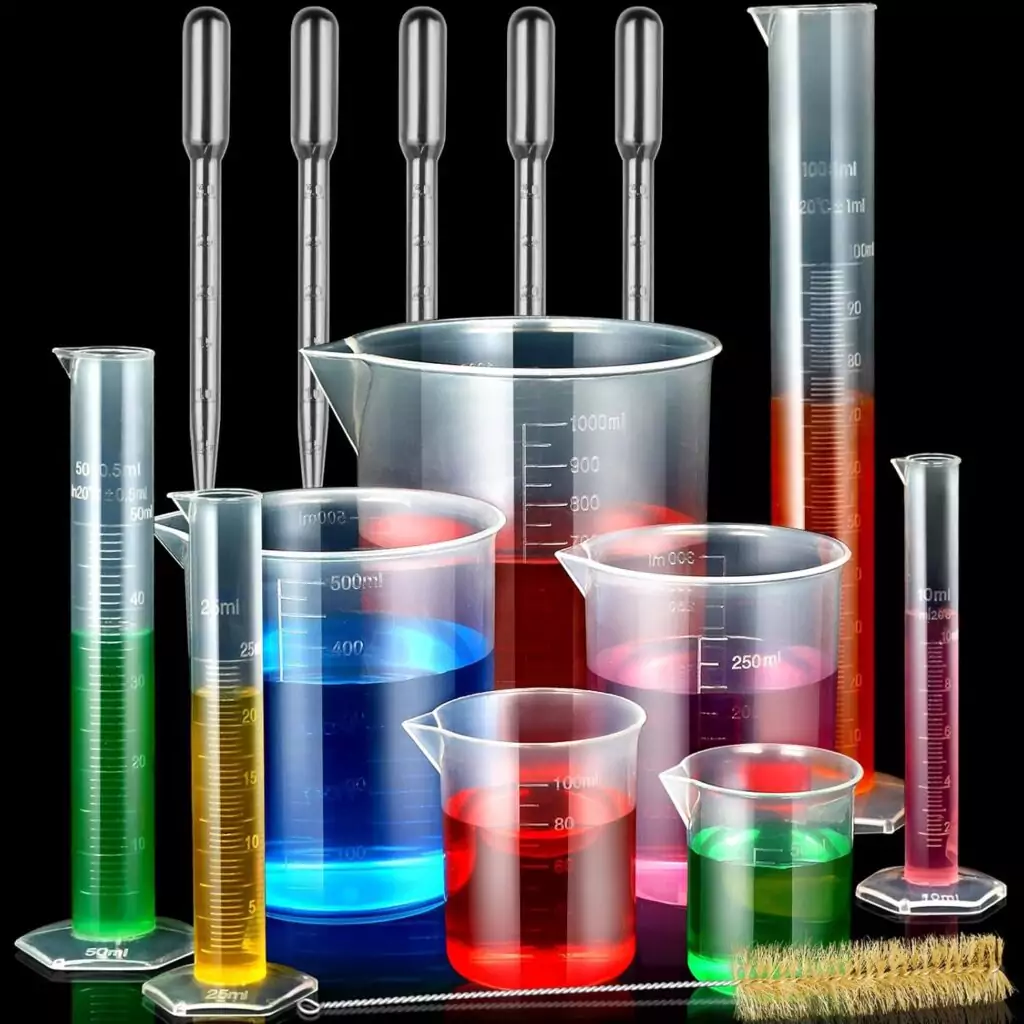 Accurate Moveland Graduated Cylinders and Beakers Set