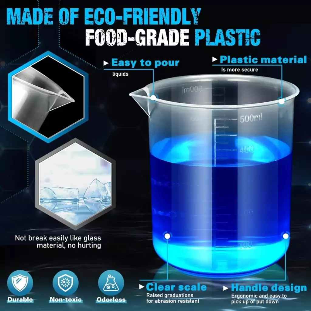 Accurate Moveland Graduated Cylinders and Beakers Set