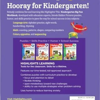 Boost Skills with Kindergarten Big Fun Workbook