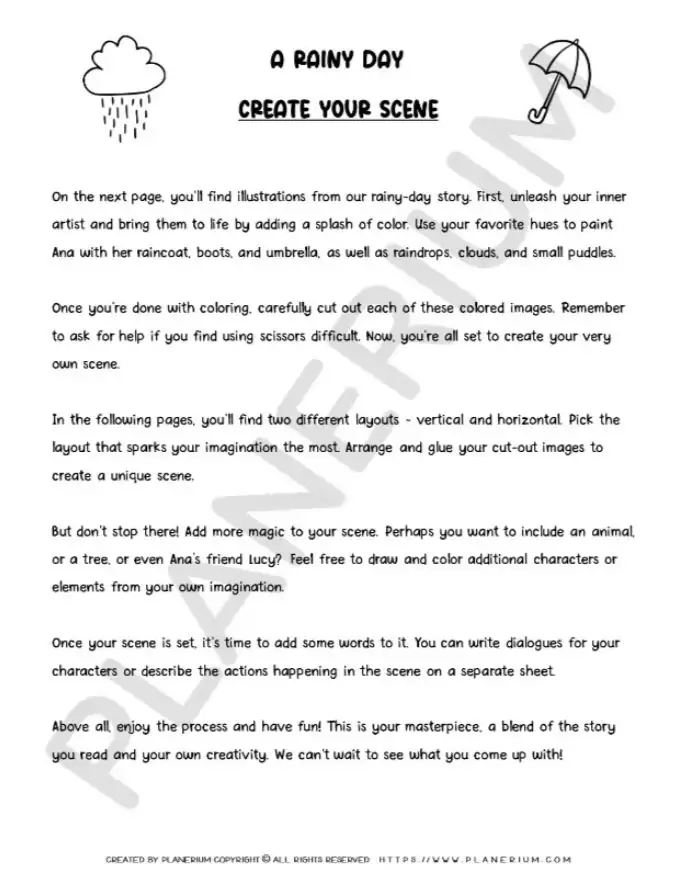 Engage Kids with A Rainy Day Story and Activity Book