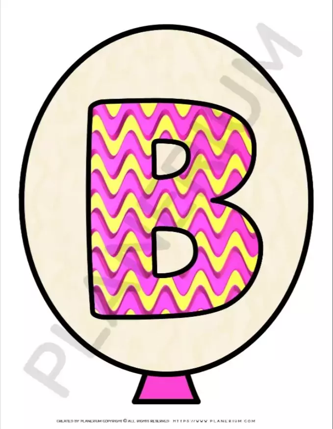Colorful Alphabet Balloons for Fun Classroom Decor