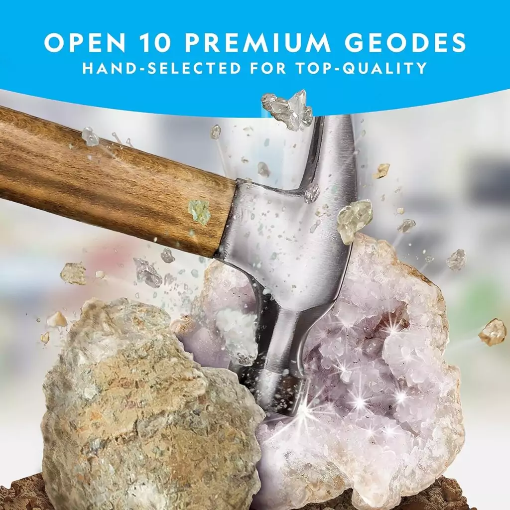 Explore Geology with National Geographic Geode Kit for Kids