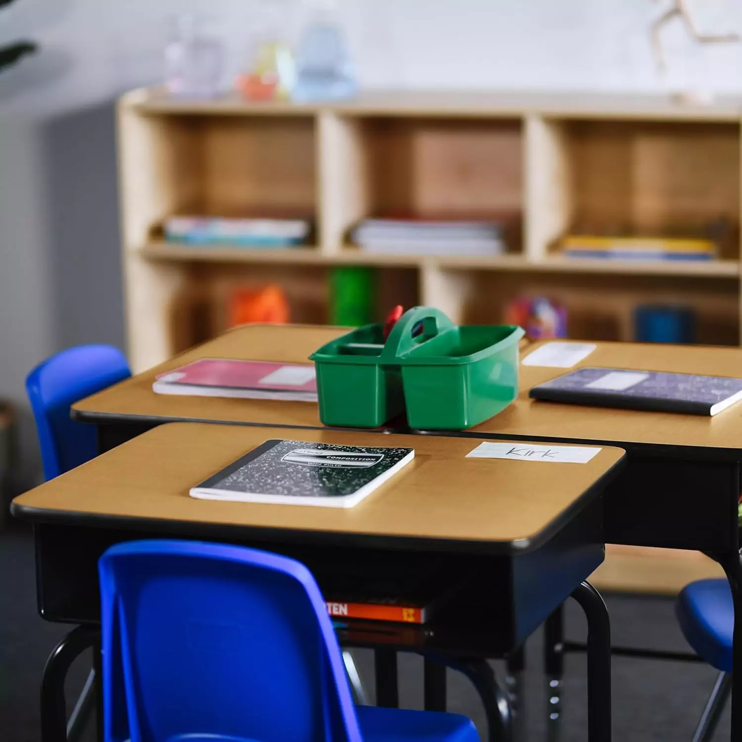 Adjustable Classroom Desk with Storage for Kids