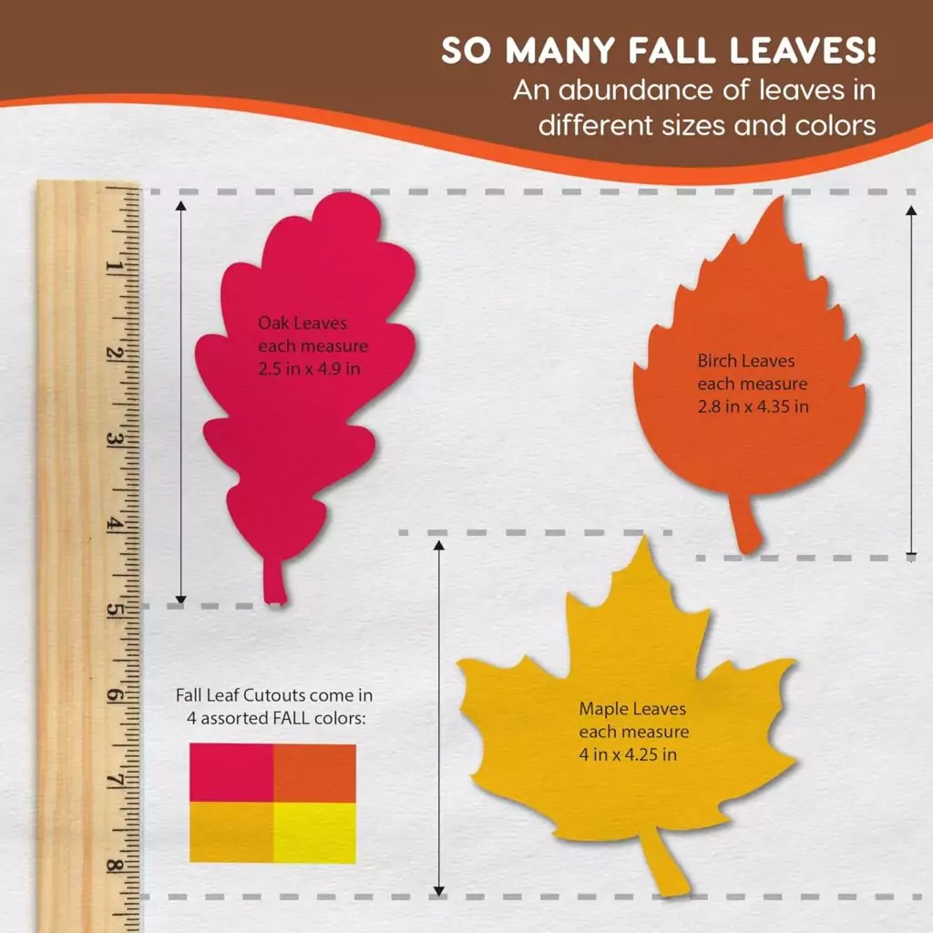 Unleash Creativity with 120 Fall Leaf Cutouts