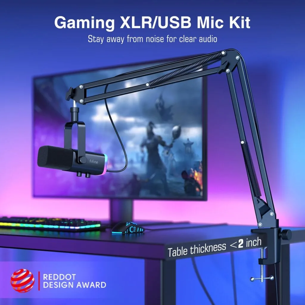 FIFINE Mic: Elevate Your Gaming and Podcasting Sound