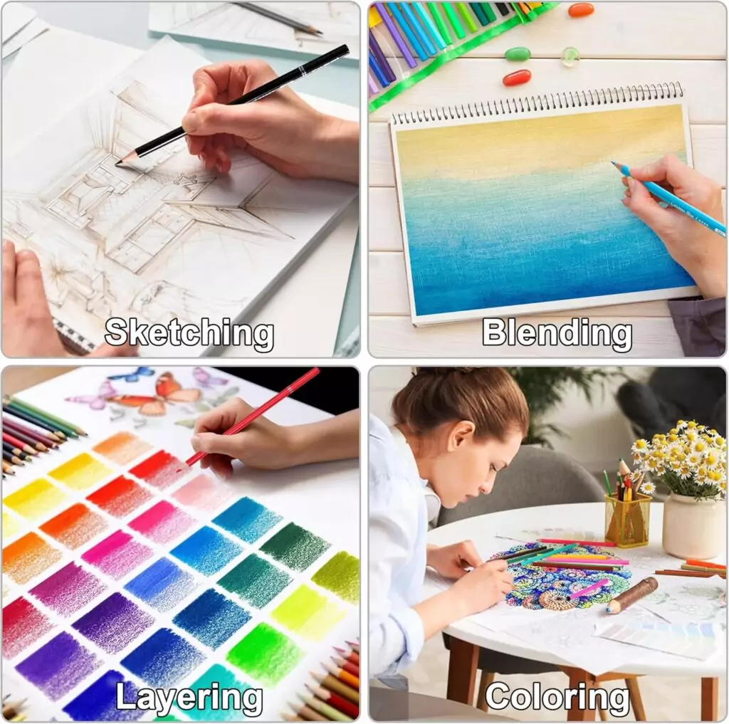 Unleash Artistry with KALOUR 72 Colored Pencils Set