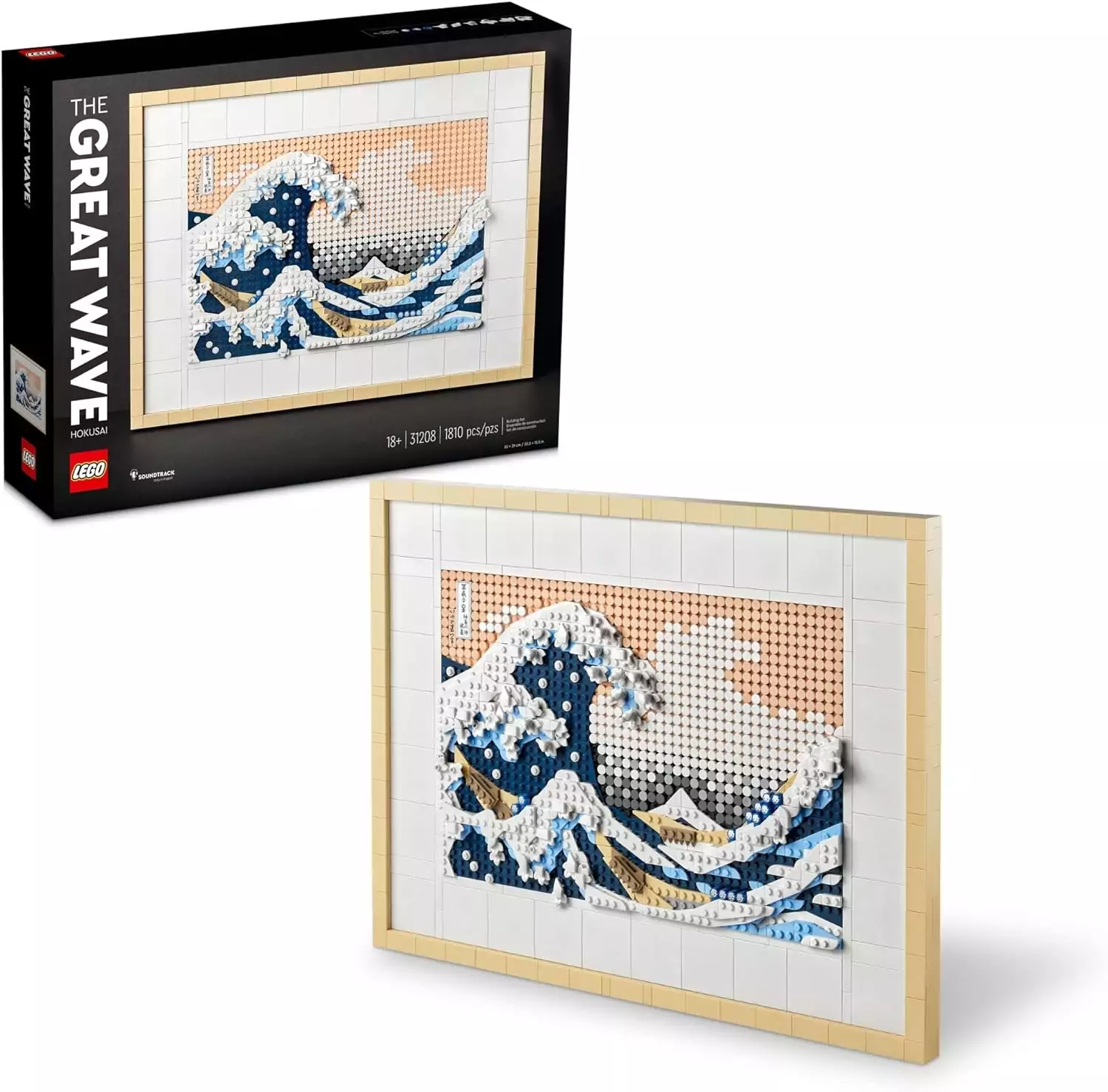 Create Masterpiece with LEGO Art: The Great Wave