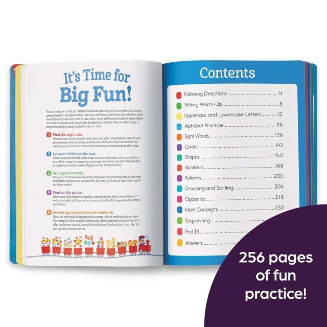 Preschool Big Fun Workbook - Engage in Math and Language
