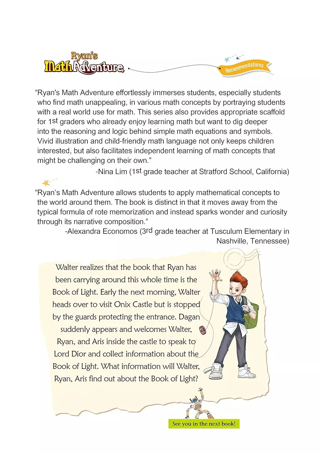 Ryan's Math Adventure: Fun and Engaging Math Comics