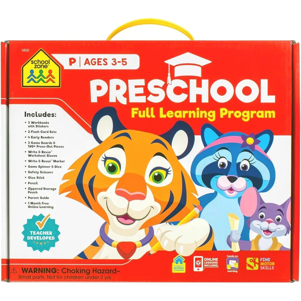 Preschool Learning: School Zone Curriculum Set