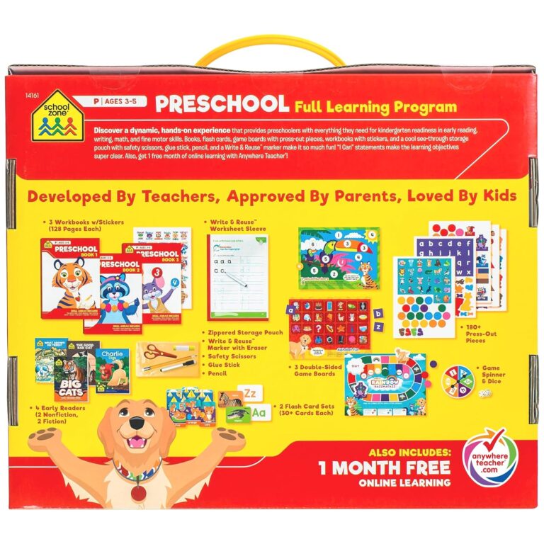 Preschool Learning: School Zone Curriculum Set