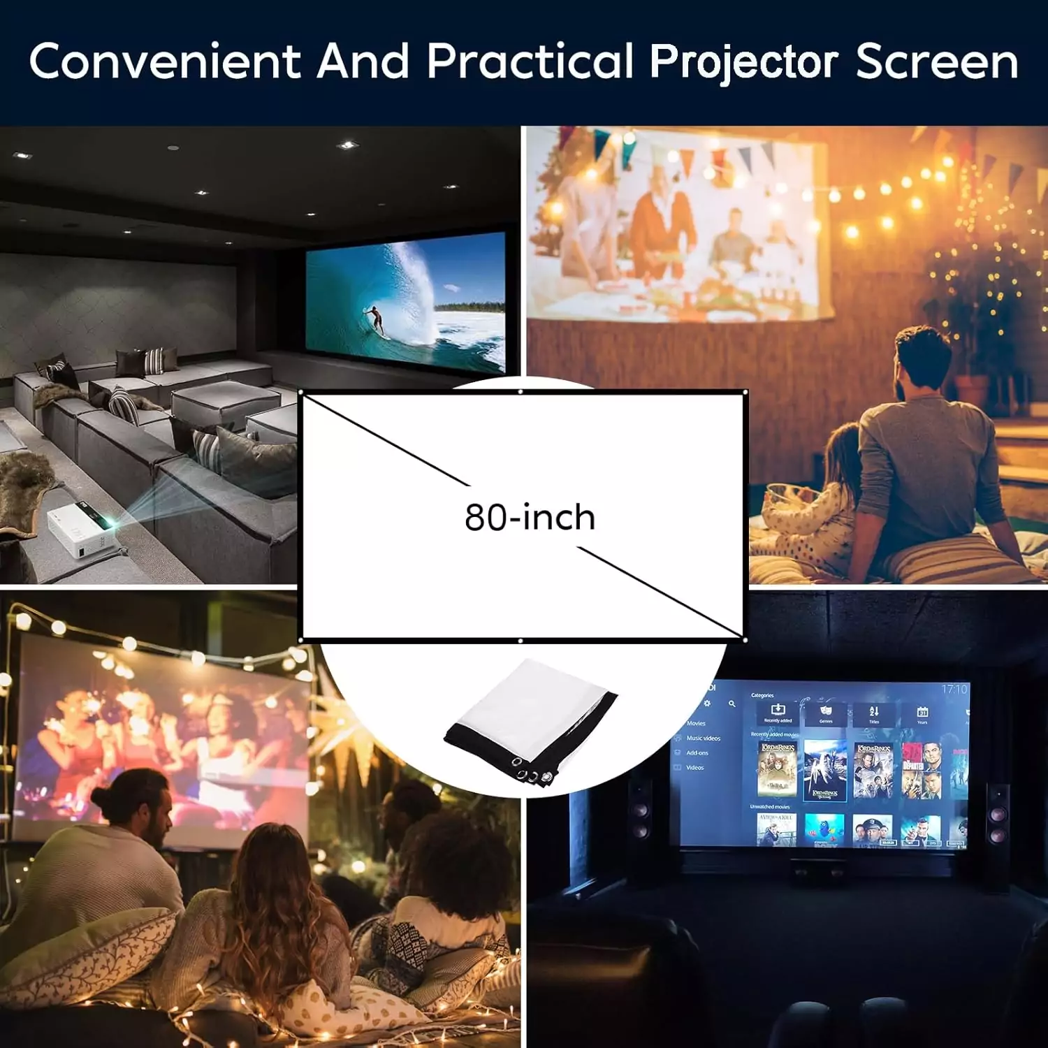 Elevate Movie Nights with TMY Bluetooth Projector