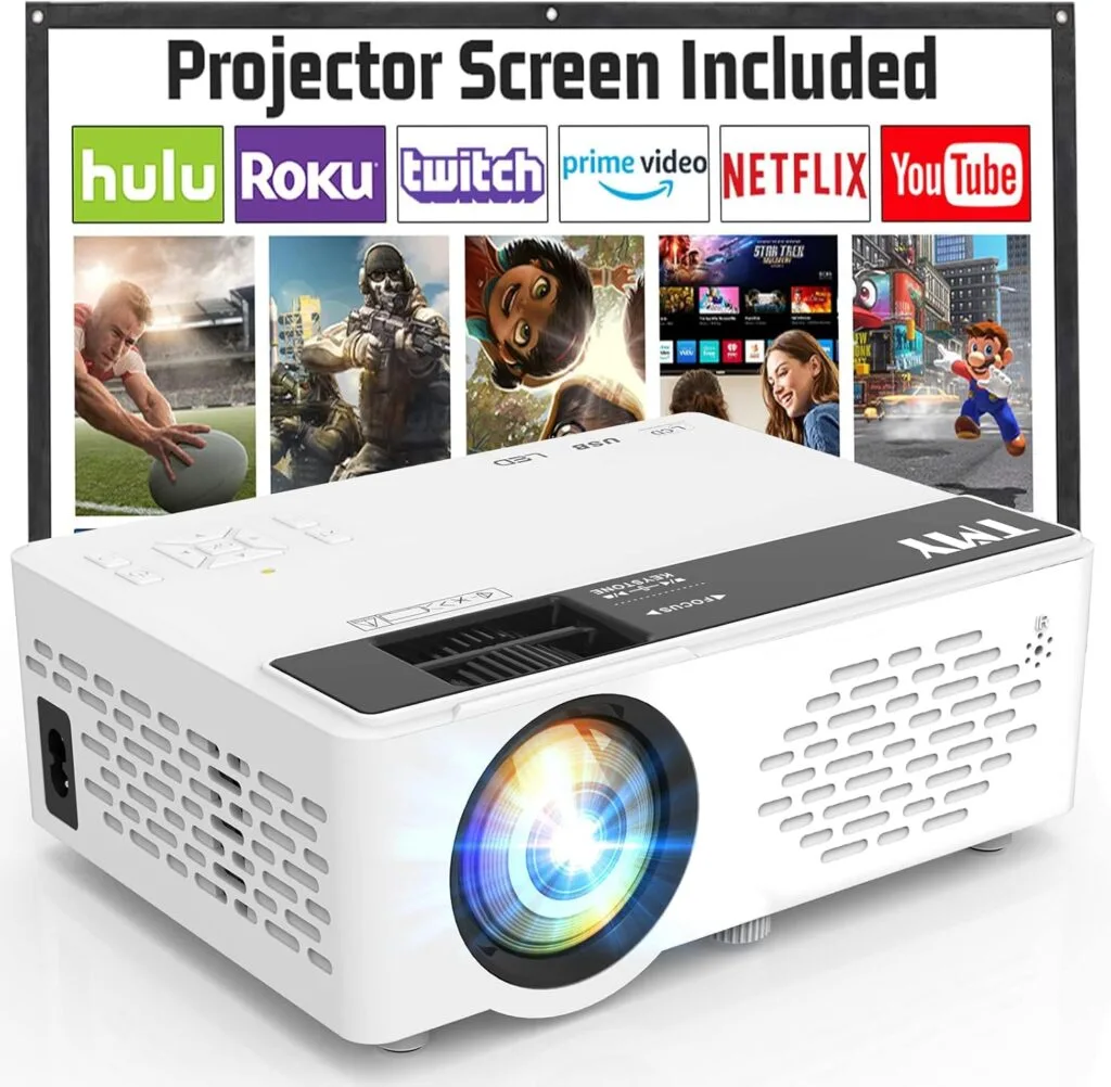 Elevate Movie Nights with TMY Bluetooth Projector