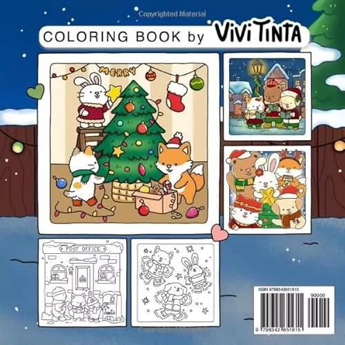 Cozy Christmas Vibes with Fuzzy Hygge Coloring Book