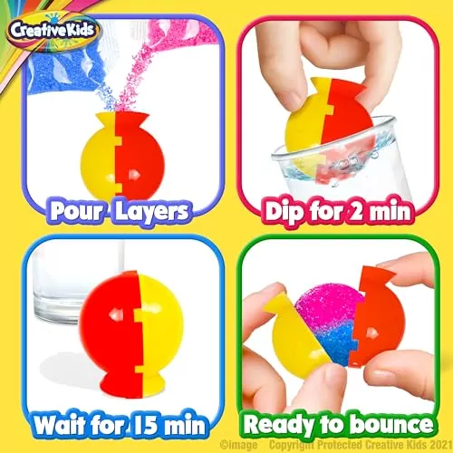 DIY Magic Bouncy Balls - Creative STEM Kit for Kids