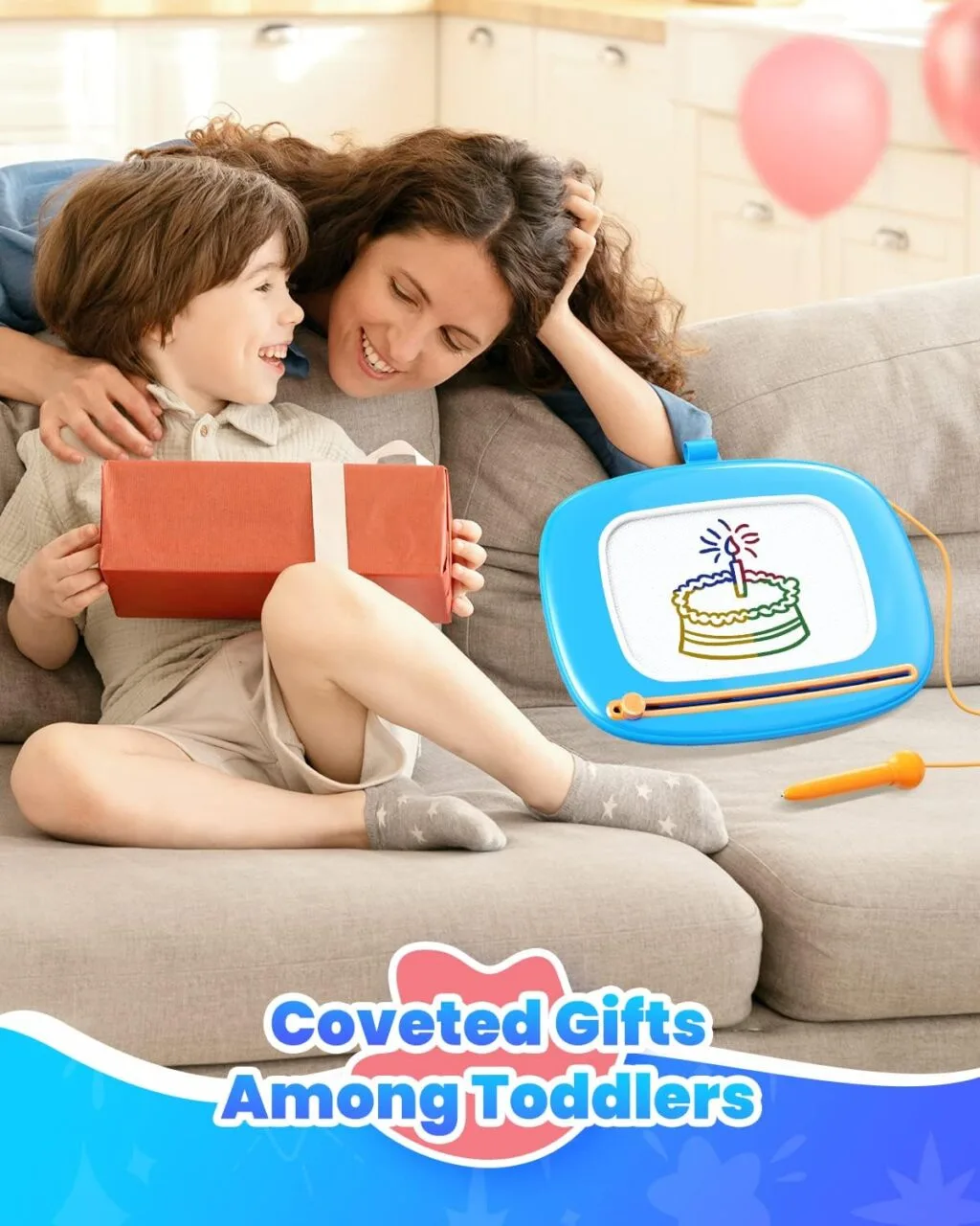 Seimome Magnetic Drawing Board: Ideal Toddler Toy