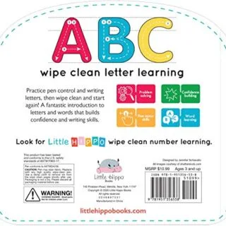 Fun Write & Wipe ABC Book: Interactive Learning for Kids