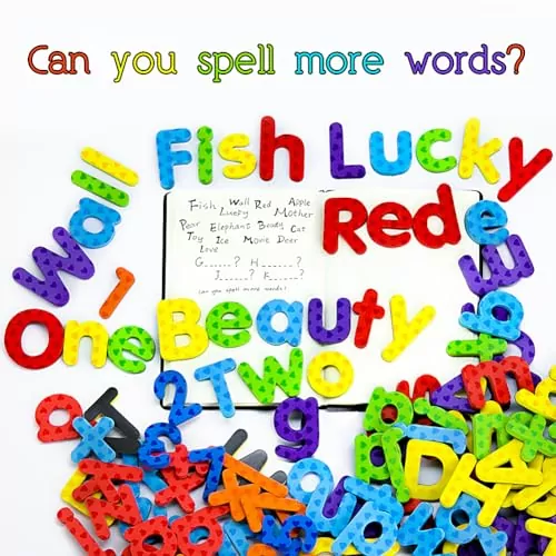 Fun Magnetic Letters & Numbers for Kids' Learning