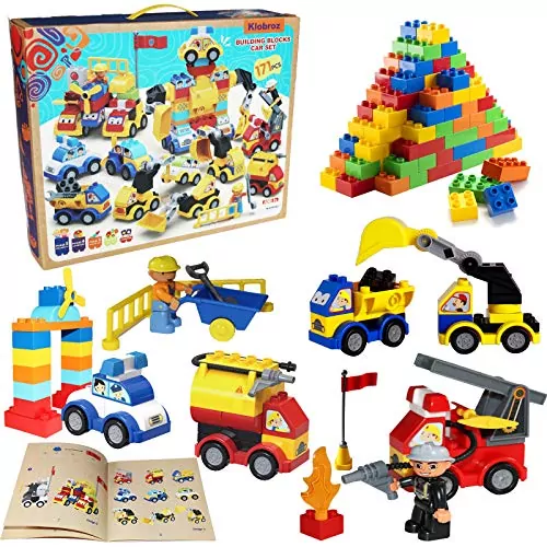 Creative Play with Klobroz Blocks Car Set for Kids