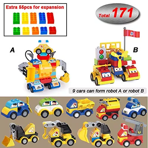 Creative Play with Klobroz Blocks Car Set for Kids